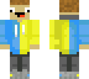 yellow and blue zyph made by The_Ezer | Minecraft Skin