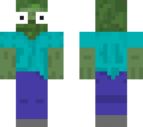 a scared zombie | Minecraft Skin