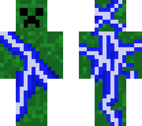 Charged creeper gamer | Minecraft Skin
