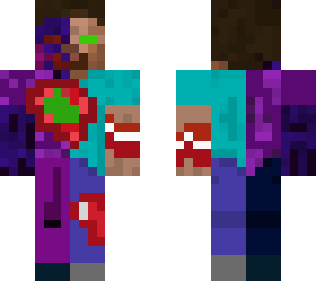 currputed parasite steve | Minecraft Skin