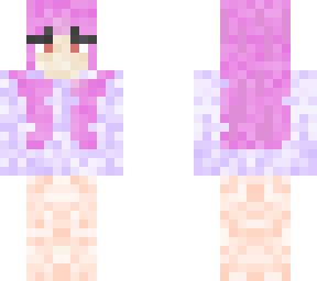 Gamer girl wearing sweater and sweat pants | Minecraft Skin