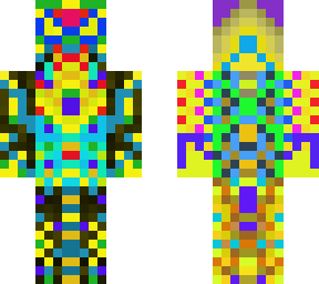 Gradation warrior | Minecraft Skin