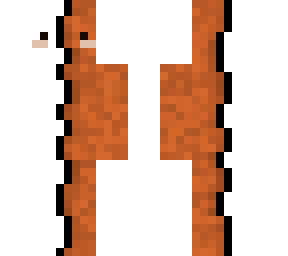Orange Color Monster | Minecraft Skin