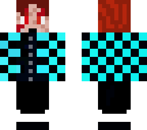 tanjiro demon form | Minecraft Skins