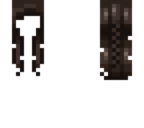 black long braid | Minecraft Skins