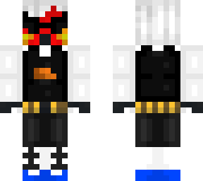 Dirk Strider Gas Mask White | Minecraft Skin