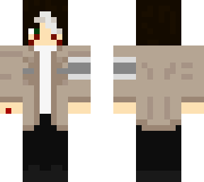 eren attack_on_titans shingeki_no_kyoin mikasa jaeger | Minecraft Skins