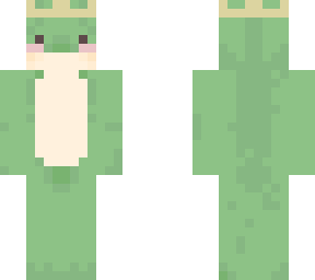 frog with crown | Minecraft Skin