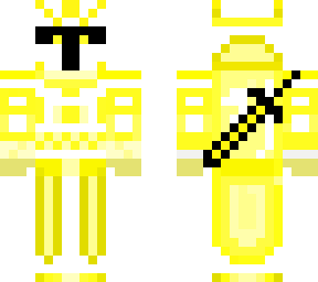Golden Knight Minecraft Skins
