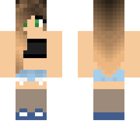 high thigh girl | Minecraft Skin