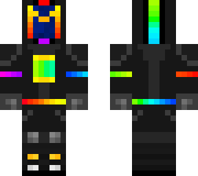 RGB Moon Man | Minecraft Skin