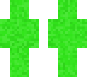 the faceless creeper | Minecraft Skin