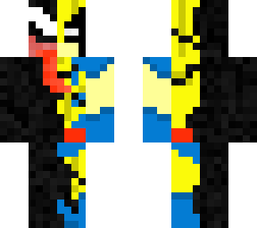 Venomized Wolverine | Minecraft Skin