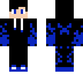 Blue Gamer Boy | Minecraft Skin