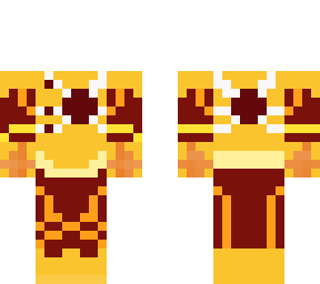 Firestorm Suit (outer layer, no head) | Minecraft Skin