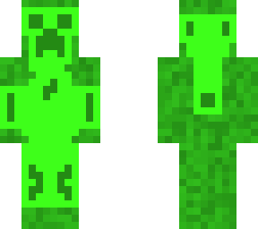 glow ligt green creeper | Minecraft Skins