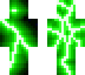 green green herobrine | Minecraft Skins