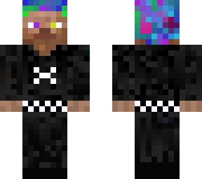 Rave Steve | Minecraft Skin