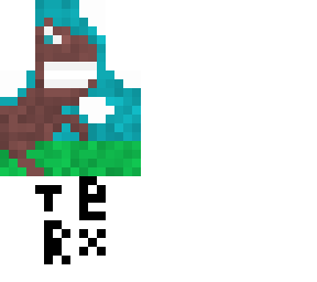 2D T-rex | Minecraft Skin