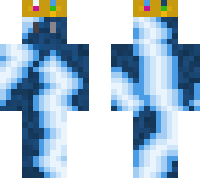 Purple Lightning Cool Crown Minecraft Skins