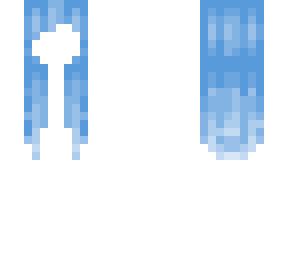 cute blue bun hair base | Minecraft Skin