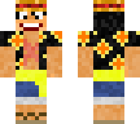 Dressrosa Luffy | Minecraft Skin