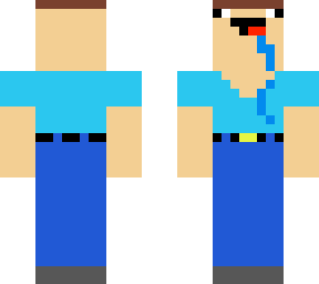 drooling and derpy minecrfat guy | Minecraft Skin