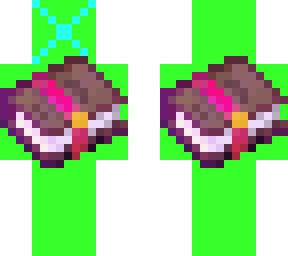 fire aspect|| enchanted book | Minecraft Skin