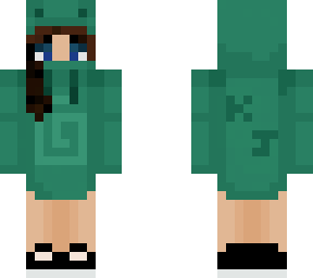 karl jacobs frog hoodie | Minecraft Skin