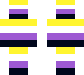 non binary flag skin | Minecraft Skin
