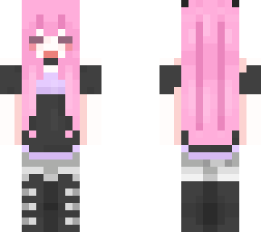 Pink Goth | Minecraft Skin
