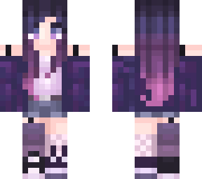 Shadow Girl | Minecraft Skin