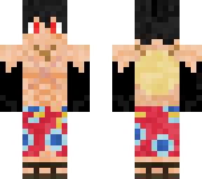 Wano Arc Luffy | Minecraft Skin