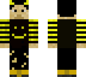 yellow smiley demon | Minecraft Skin