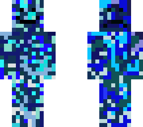 blue happy face | Minecraft Skin