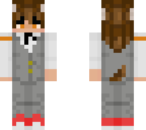 GIRL SCHLATT GRAY SUIT | Minecraft Skin