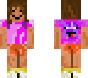Greasy Dora | Minecraft Skin