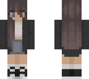 heterochromia eye girl | Minecraft Skin