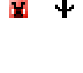 Mask Base (red mask template) | Minecraft Skin