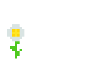 Smooth texture pack Oxeye Daisy | Minecraft Skin