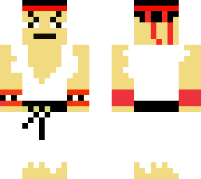 Street fighter Ryu | Minecraft Skin
