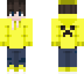 Yellow Creeper Updated | Minecraft Skin