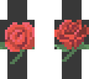 roses pixel art | Minecraft Skins