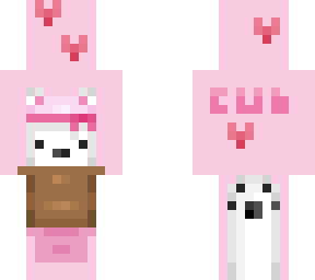 Cub the polar bear | Minecraft Skin