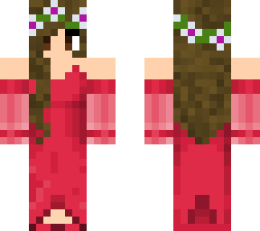 ByAlbaPG29 Vestido rosa | Minecraft Skin