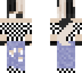 Checkered Girl | Minecraft Skin