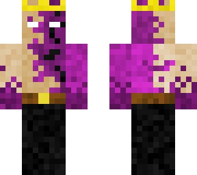 Corrupted human with eyes | Minecraft Skin