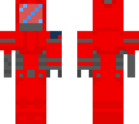 mad tordbot red glass | Minecraft Skin