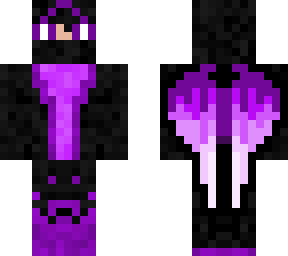Purple winged angel | Minecraft Skin