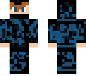 skin de color azul | Minecraft Skin